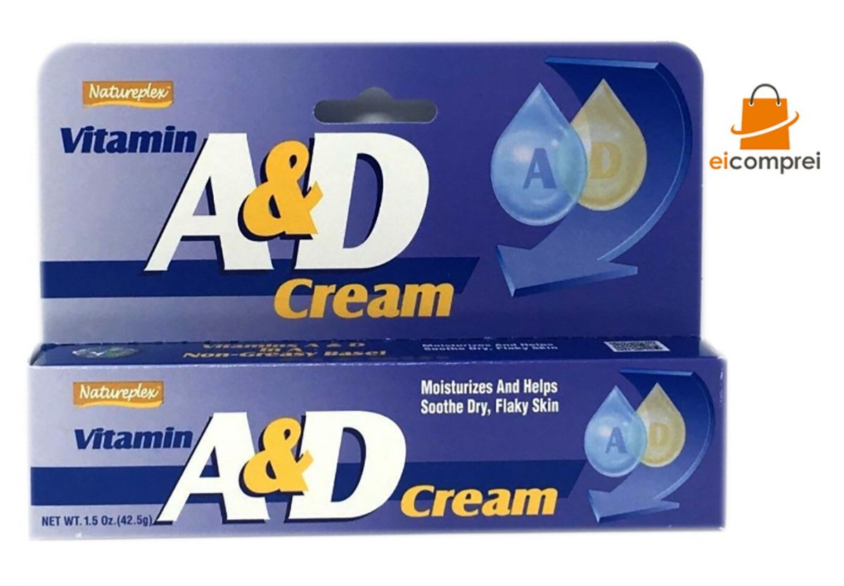 eicomprei - Pomada Creme Vitamina A&d Contra Assadura Pele Seca e ...