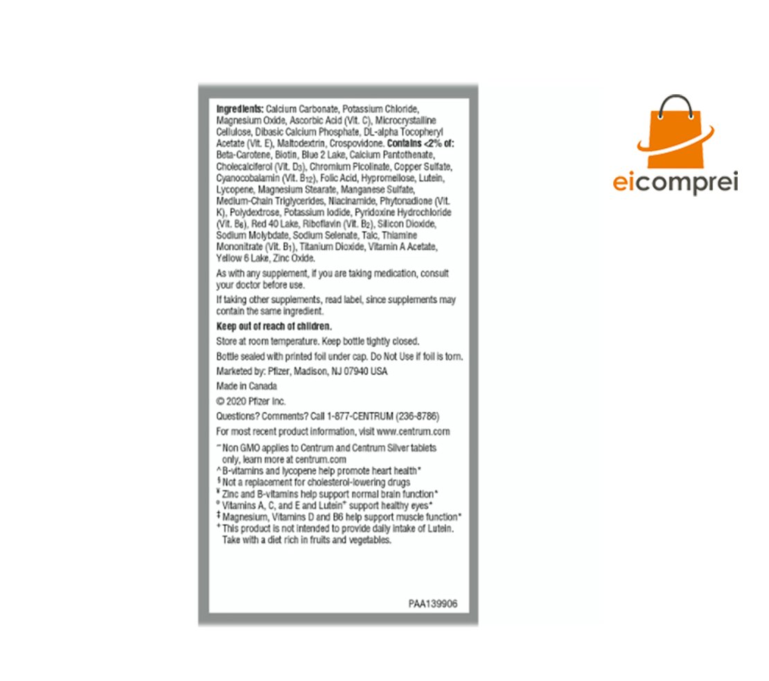eicomprei - Centrum Mini's Women 50+ Pfizer® Multivitamínico ...