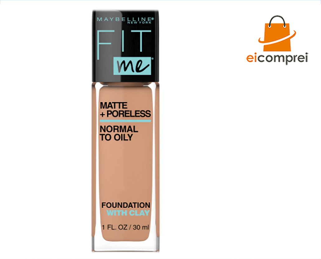 eicomprei - Base Fit Me Maybelline Matte + Poreless Oil-Free Foundation ...