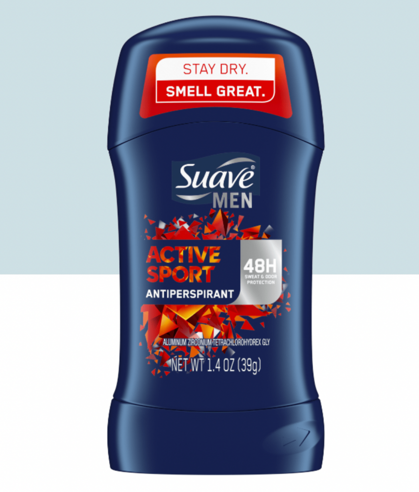 eicomprei - Desodorante Men Suave Active Sport 48h Stay Dry 39g