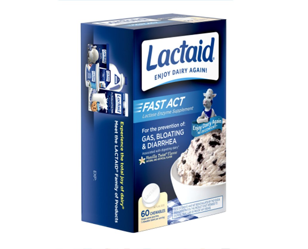 eicomprei - Lactaid Fast Act 60 Caplets de 9000Fcc Enzima Lactase ...